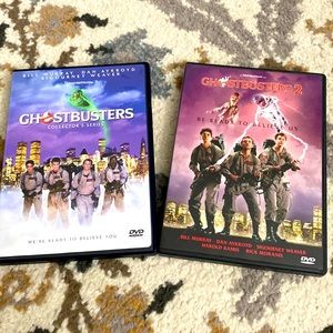 Media | Ghostbusters 1 2 Dvd Set Set Of Two Dvds | Poshmark